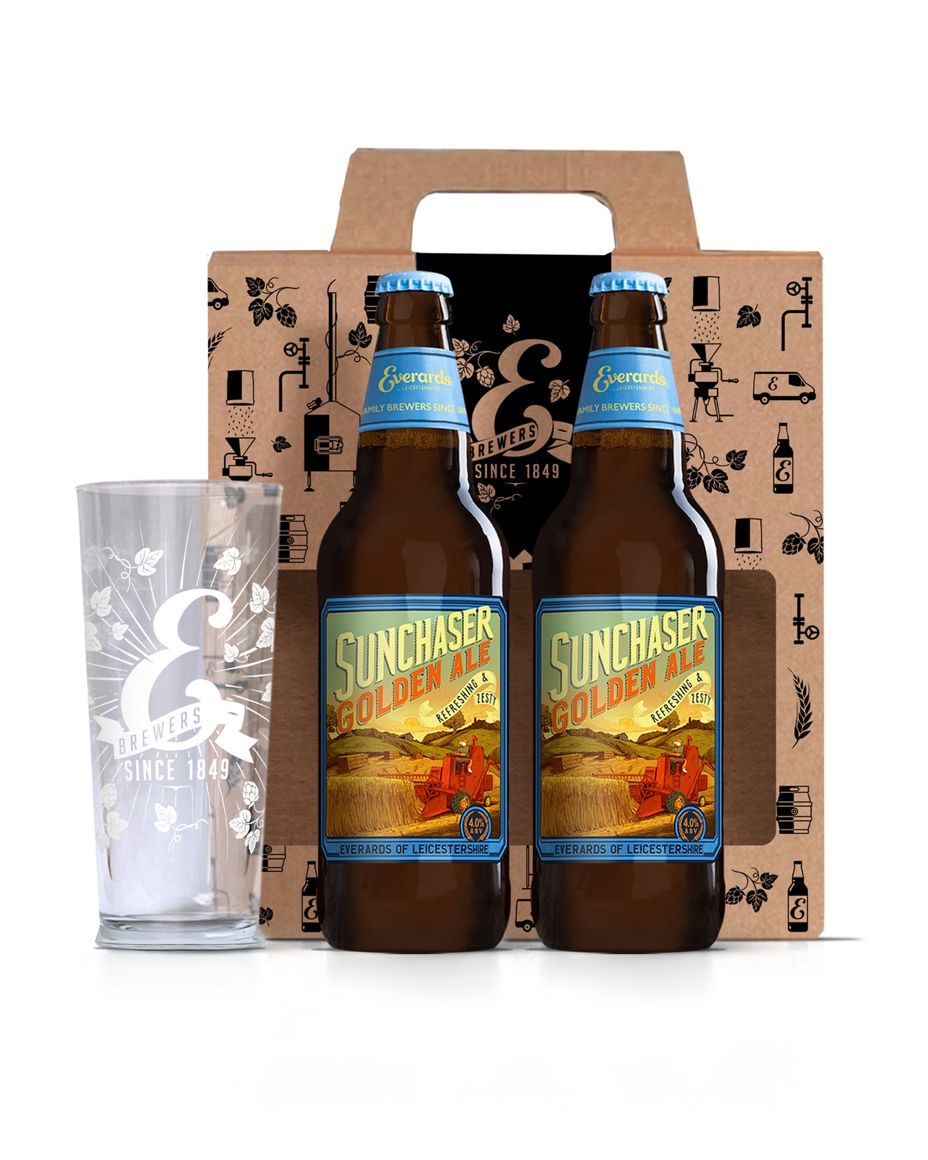Sunchaser Bottle & Glass Gift Pack - Christmas Beer Gift – Everards of ...