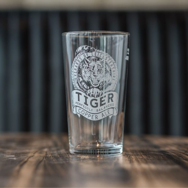 Everards Tiger Pint Glass – Everards of Leicestershire